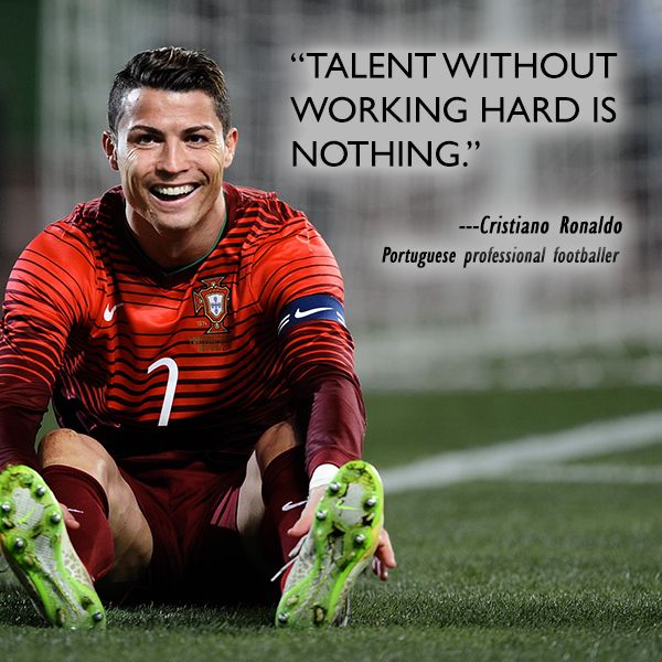 Cristiano Ronaldo - Talent is niks waard - Eindbaas Apparel – eindbaas ...